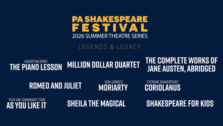 Pennsylvania Shakespeare Festival Celebrates 35 Years with “Legends and ...