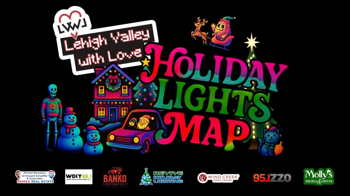 Lehigh Valley Holiday Lights Map 2025 - Lehigh Valley with Love