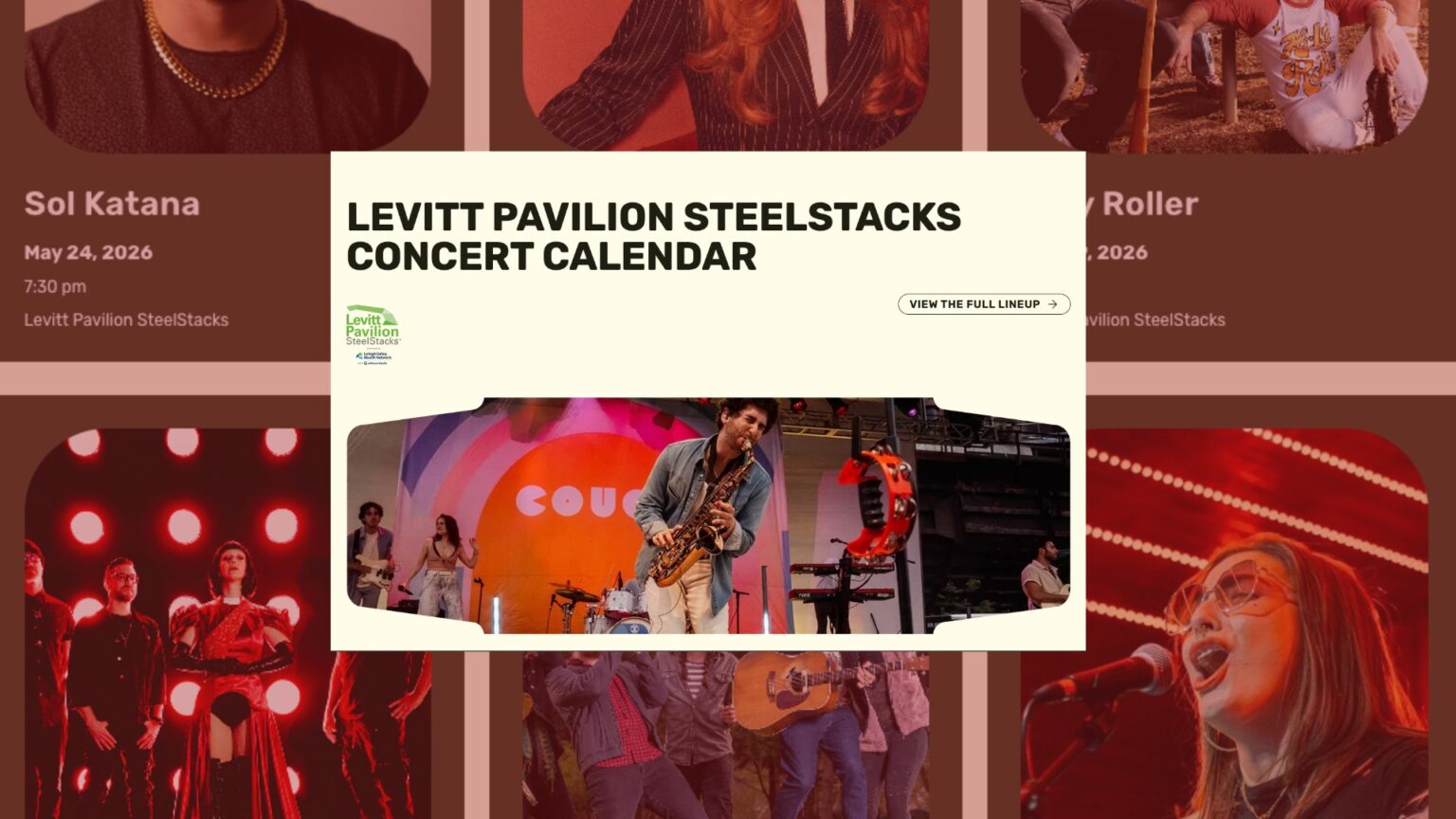 Levitt Pavilion SteelStacks Unveils 2026 Free Outdoor Concert Series ...